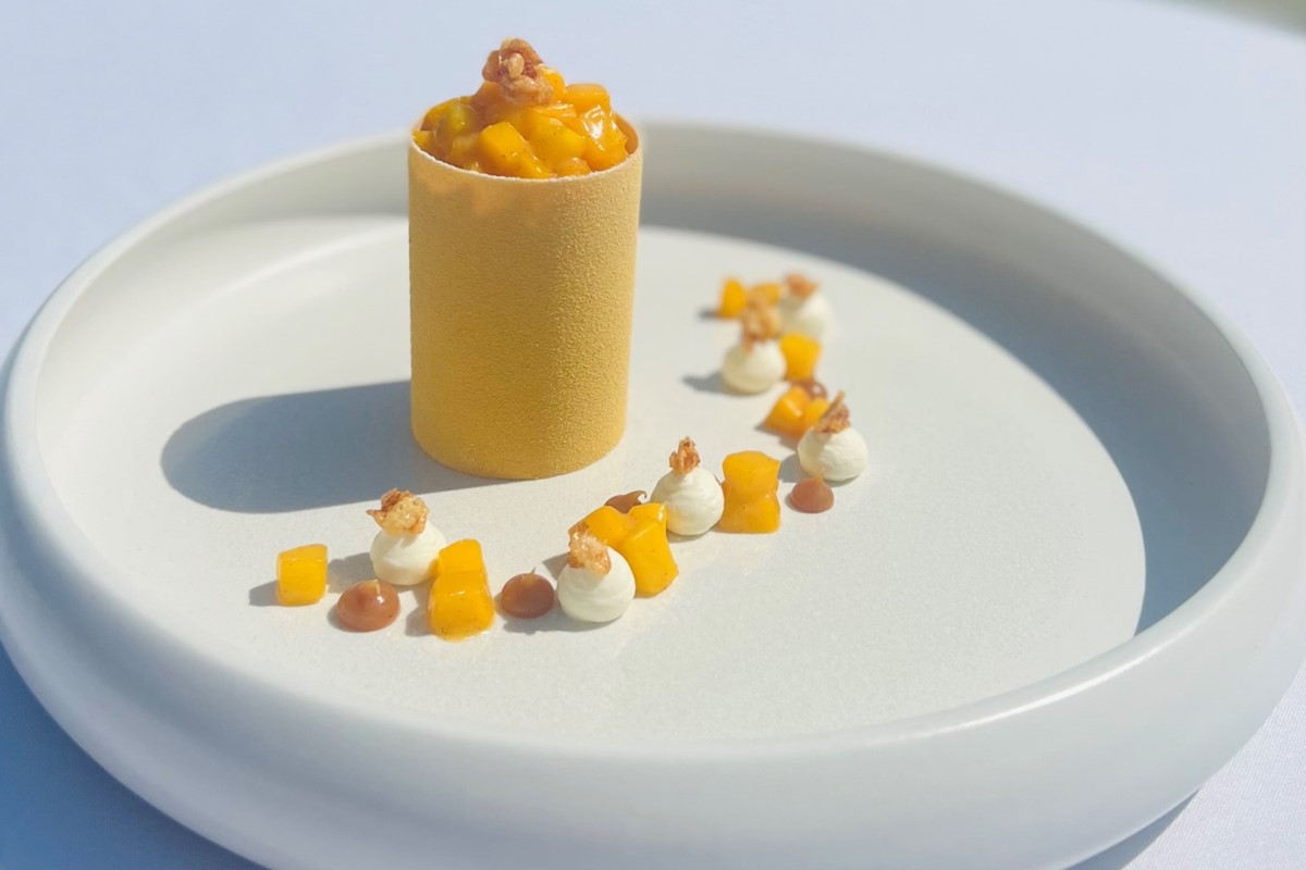 Peach ‘Upside’ Down by Jordan Snider | Pastry Arts