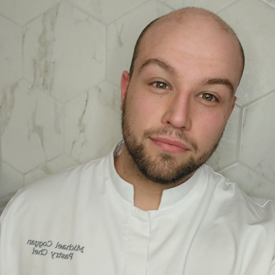 Rhubarb and Custard Sphere by Michael Coggan