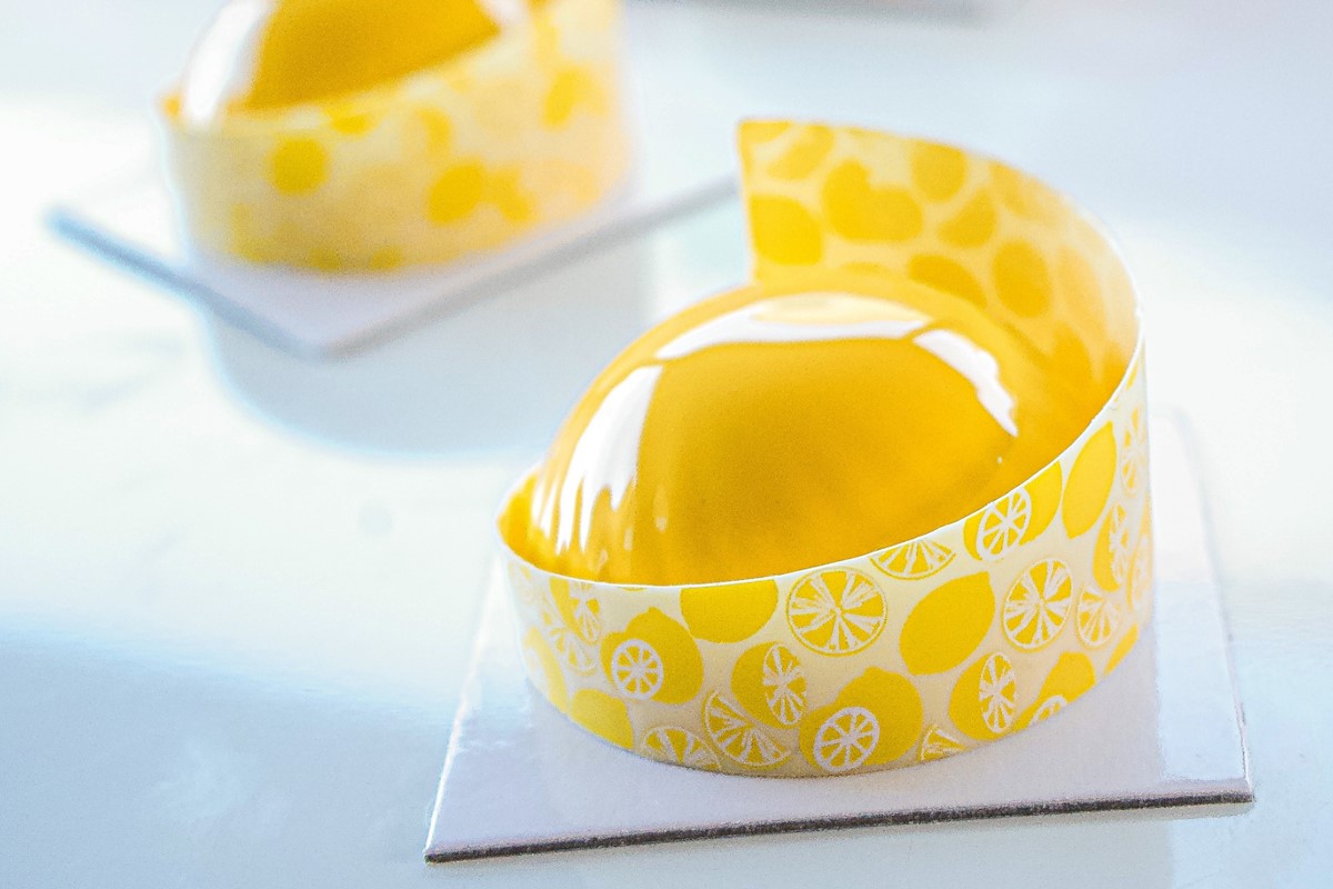 Personalized Desserts with Chocolate Transfer Sheets