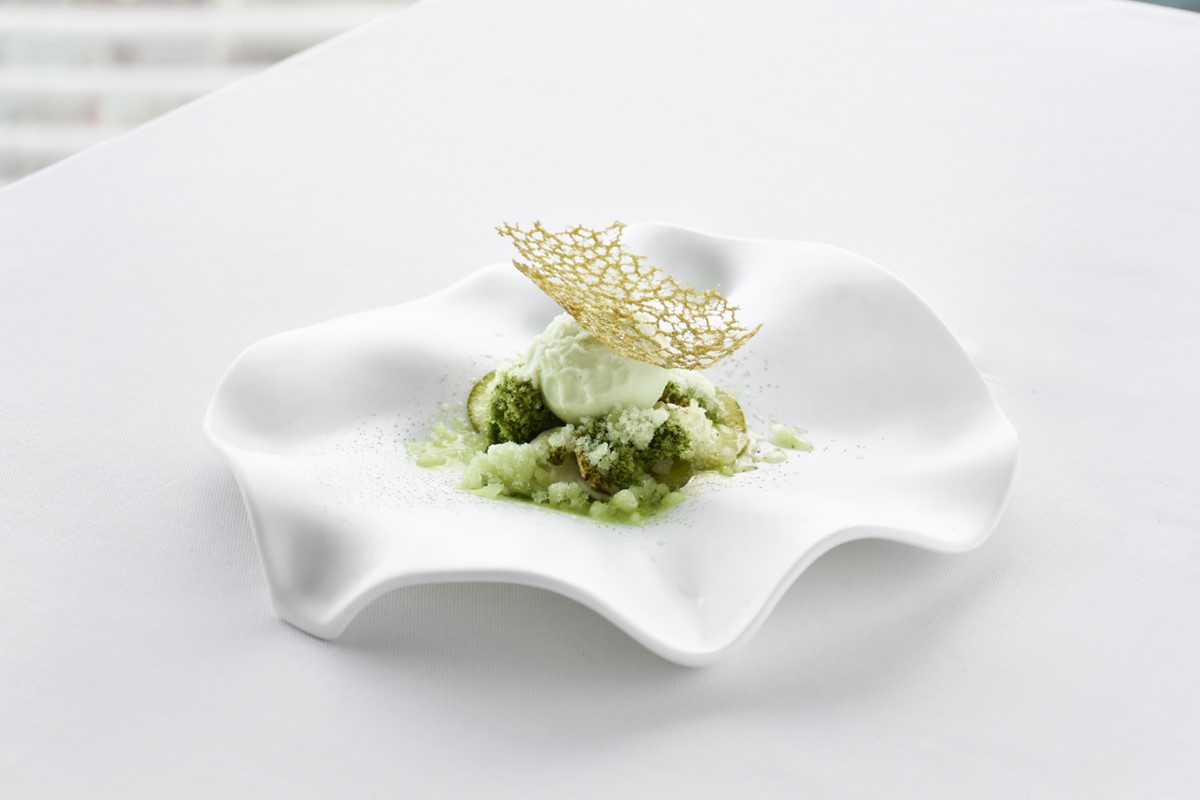 Cucumber, Green Apples, Matcha, Parsley and Mint by Justin Tan | Pastry ...