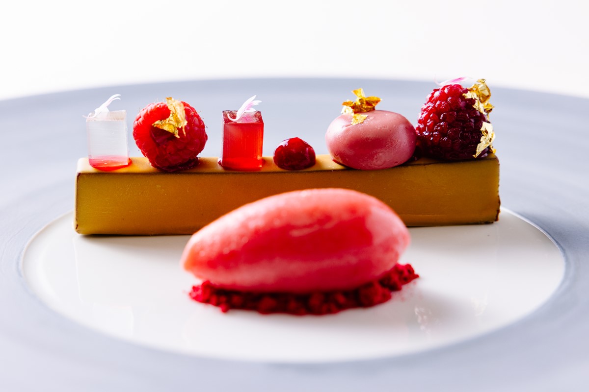 Golden Chocolate Raspberry by Lia Benedetto | Pastry Arts