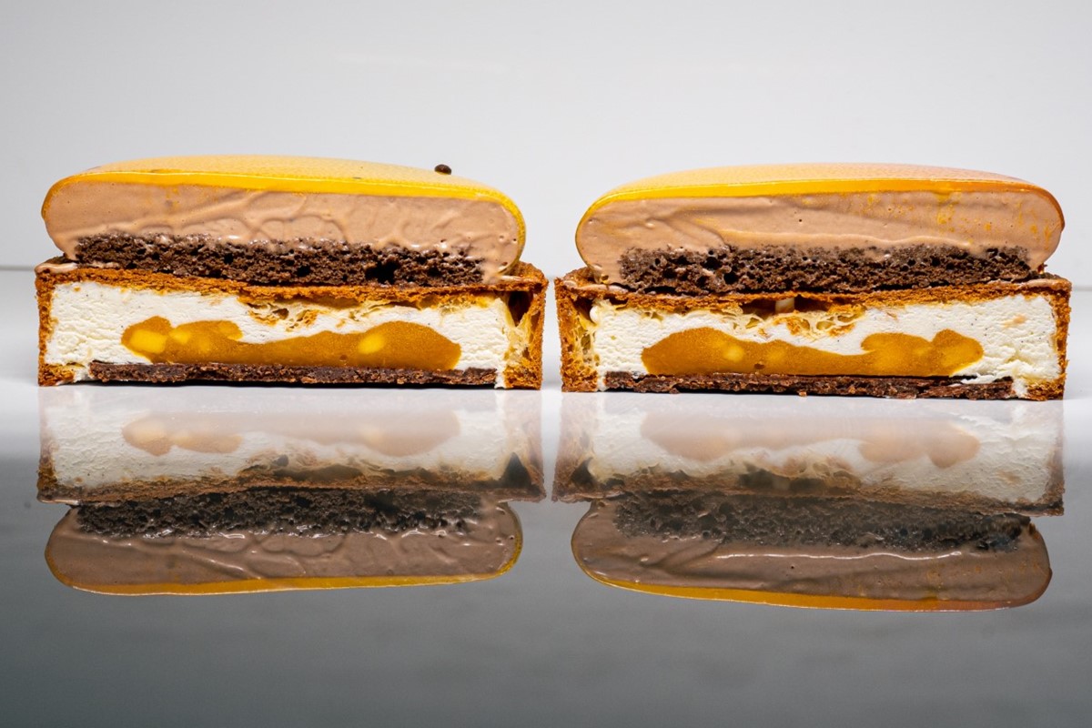 Mango & Jivara Cheesecake Choux by Sehaj Ghuman | Pastry Arts